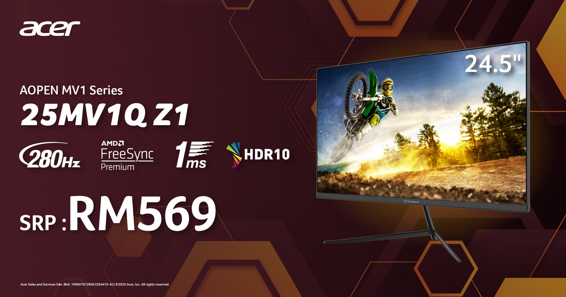New Acer AOpen Gaming Monitors Now Available In Malaysia